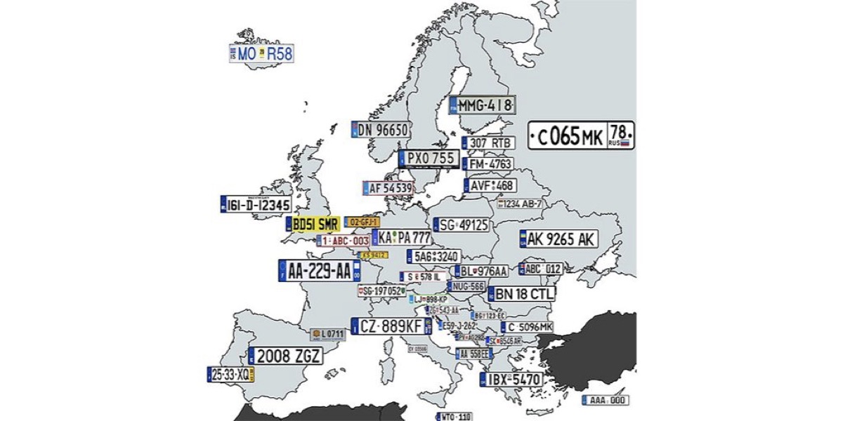 History and secrets of car license plates